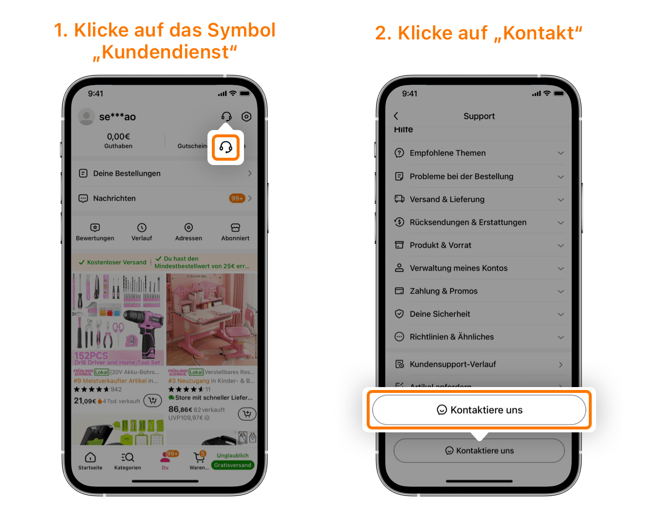 Temu Germany - Support Center & FAQ