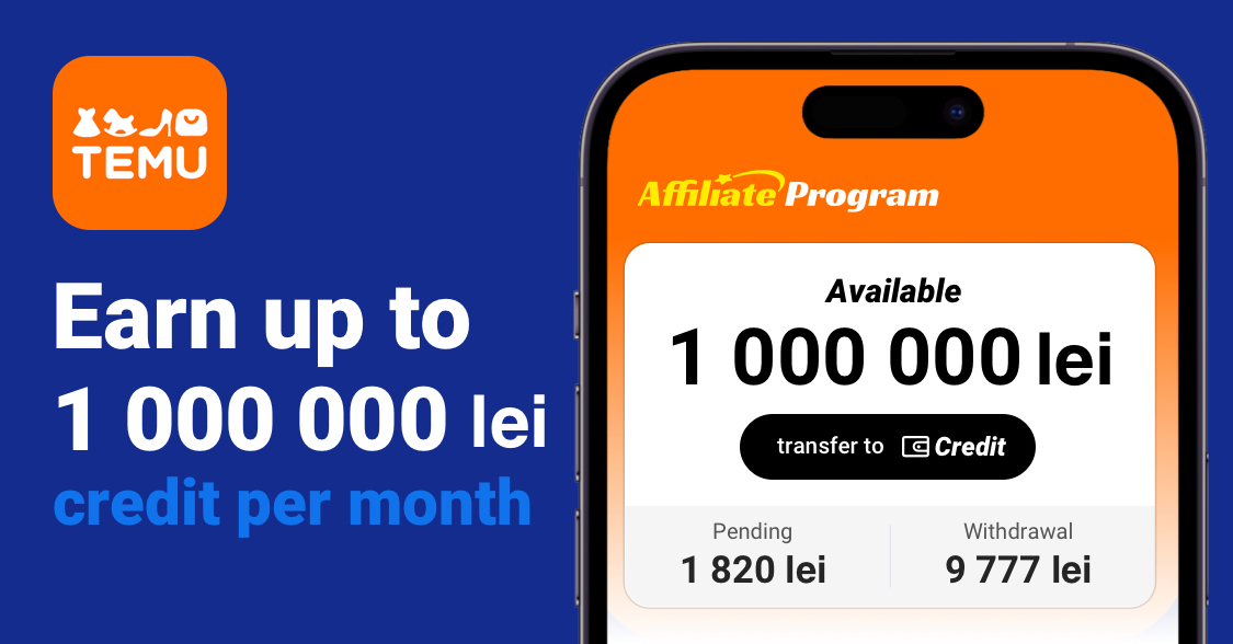 Affiliate Program - Temu Moldova