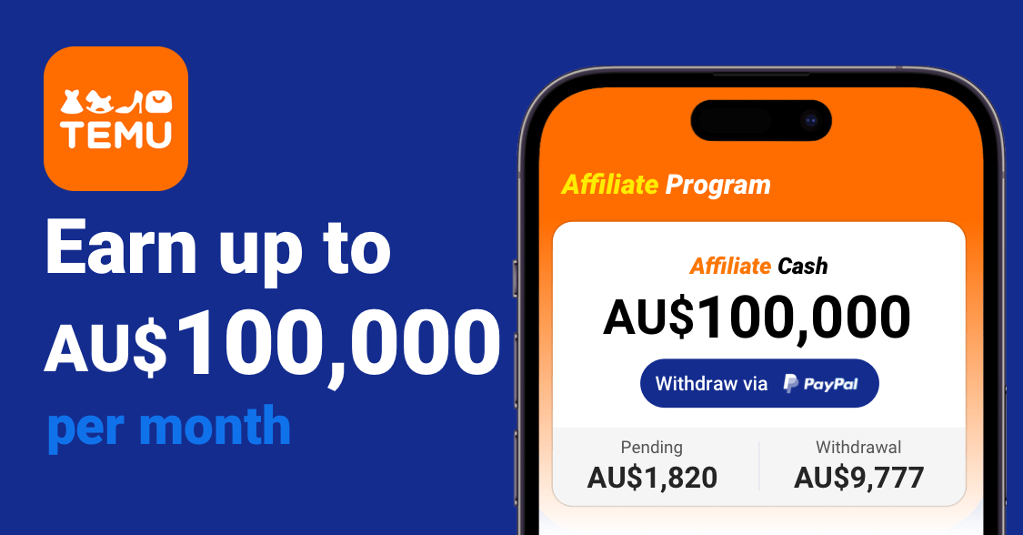 Affiliate Program - Temu Australia